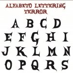 Plantilla Lettering de Terror Efecto Sangre o Derretido para Descargar ...