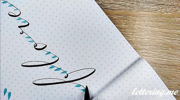 Ejercicio Decorar Lettering con Flores - Lettering
